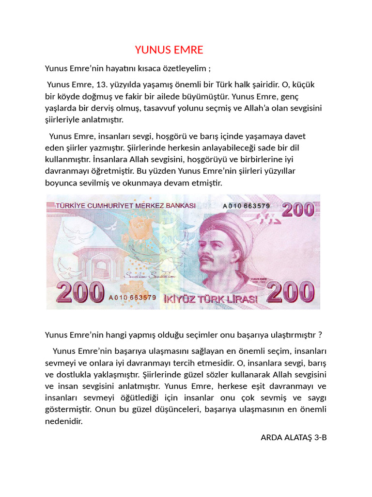 Yunus Emre | PDF
