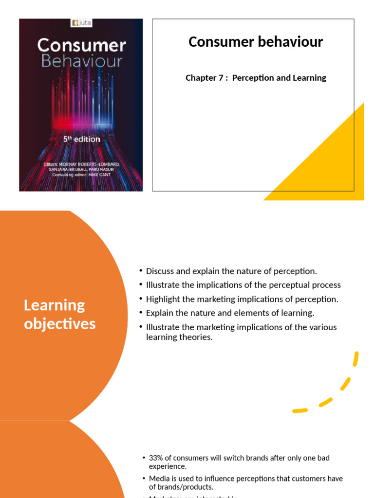 CHP 7 - Perception and Learning | PDF | Perception | Experience