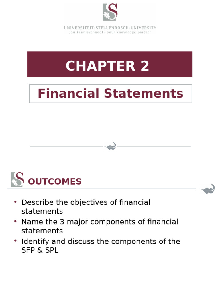 Chapter 2 (Powerpoint) | PDF | Financial Statement | Equity (Finance)