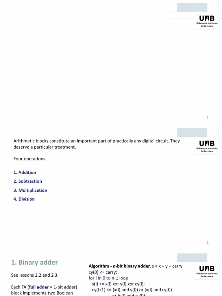Course2 - Week4 Adder Subtractor | PDF | Vhdl | Data Type
