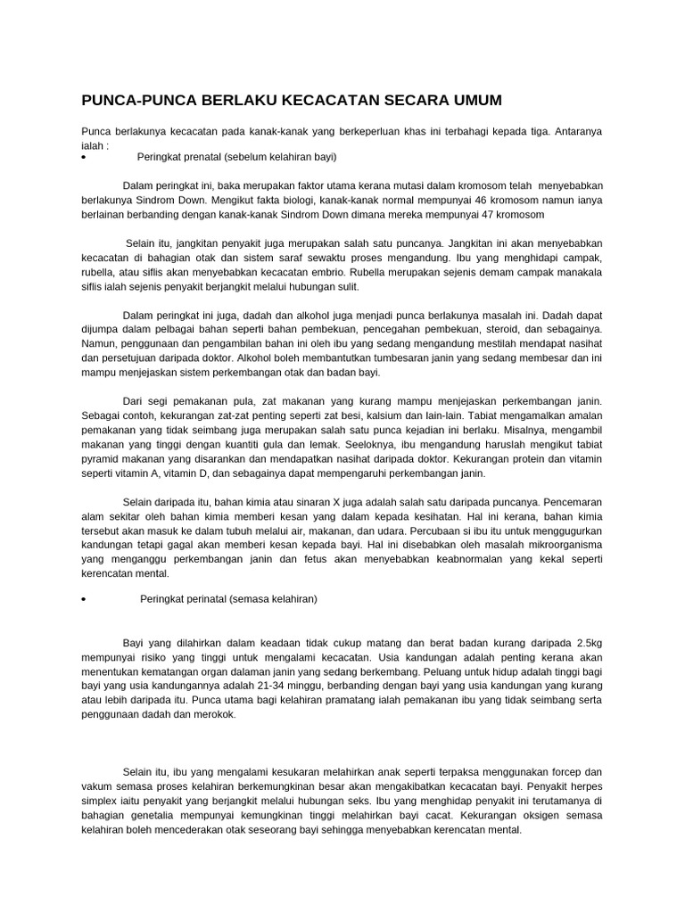 5.punca Kecacatan | PDF