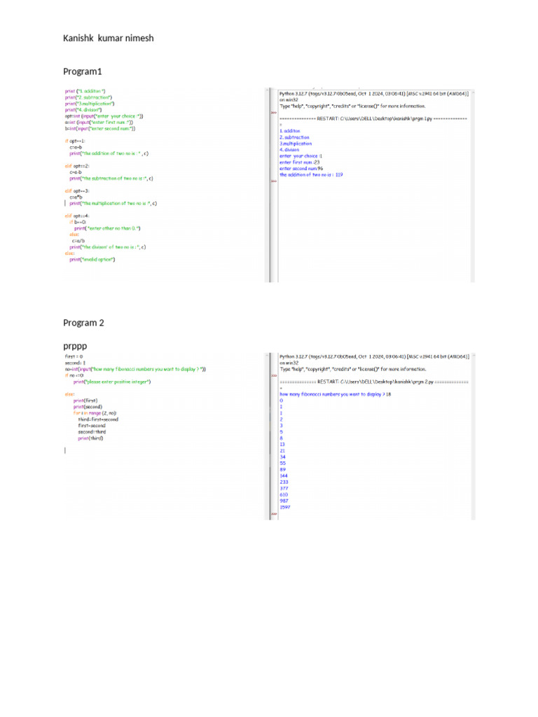Comp Practical | PDF