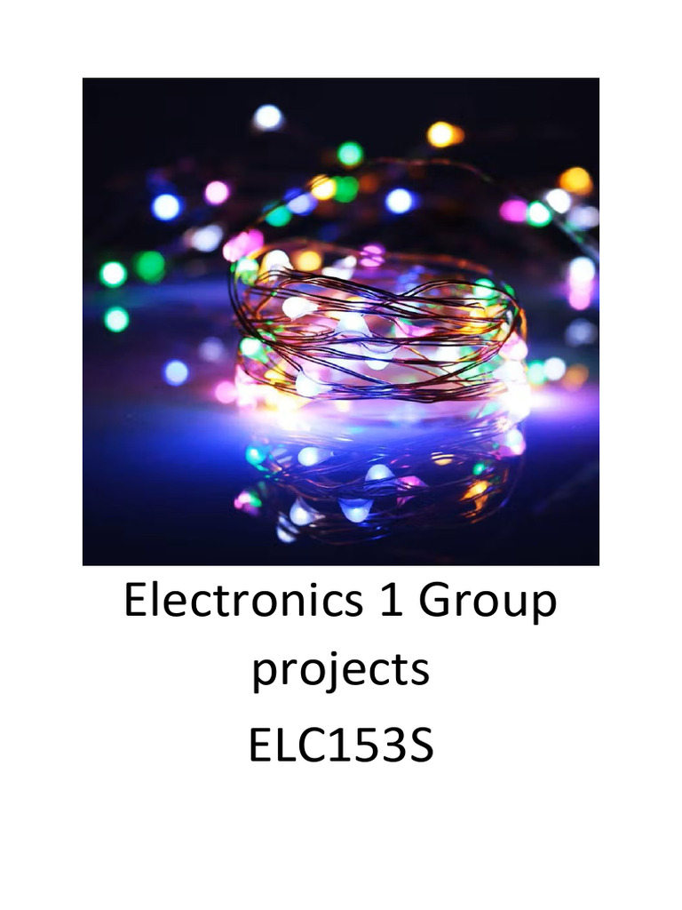 The Noble LED Electronics Project | PDF | Operational Amplifier | Color