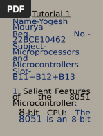 8051 Pin Diagram | PDF | Microcontroller | Random Access Memory