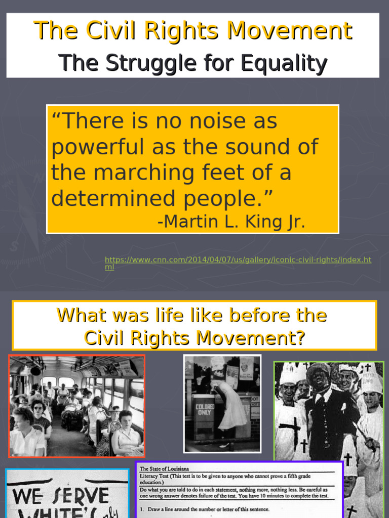 Civil Rights Part I 1950s | PDF | Racial Segregation | Brown V. Board ...