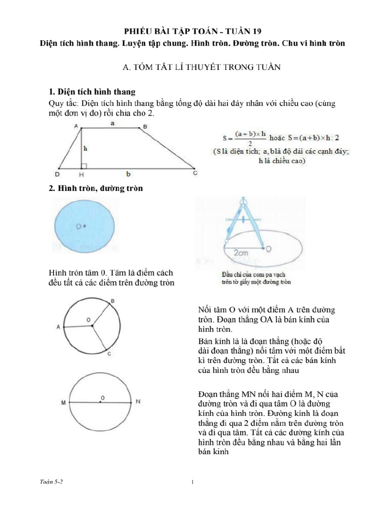 Phieu Bai Tap - Luyen Thi Hoc Ky 2 Toan 5 Nam 2021-2022 | PDF