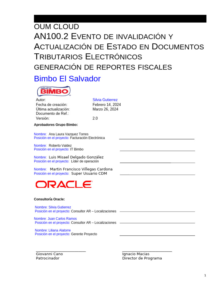 GB - AN100.2 - Invalidacion DTE Salvado V2 | PDF | Servicios (economía ...