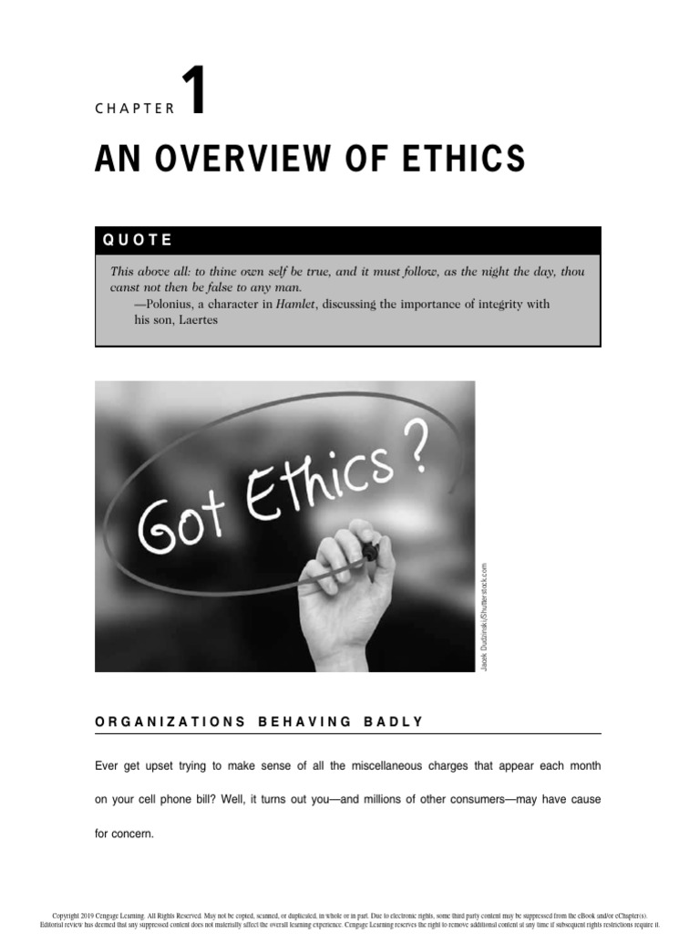 An Overview of Ethics | PDF | Corporate Social Responsibility | Morality