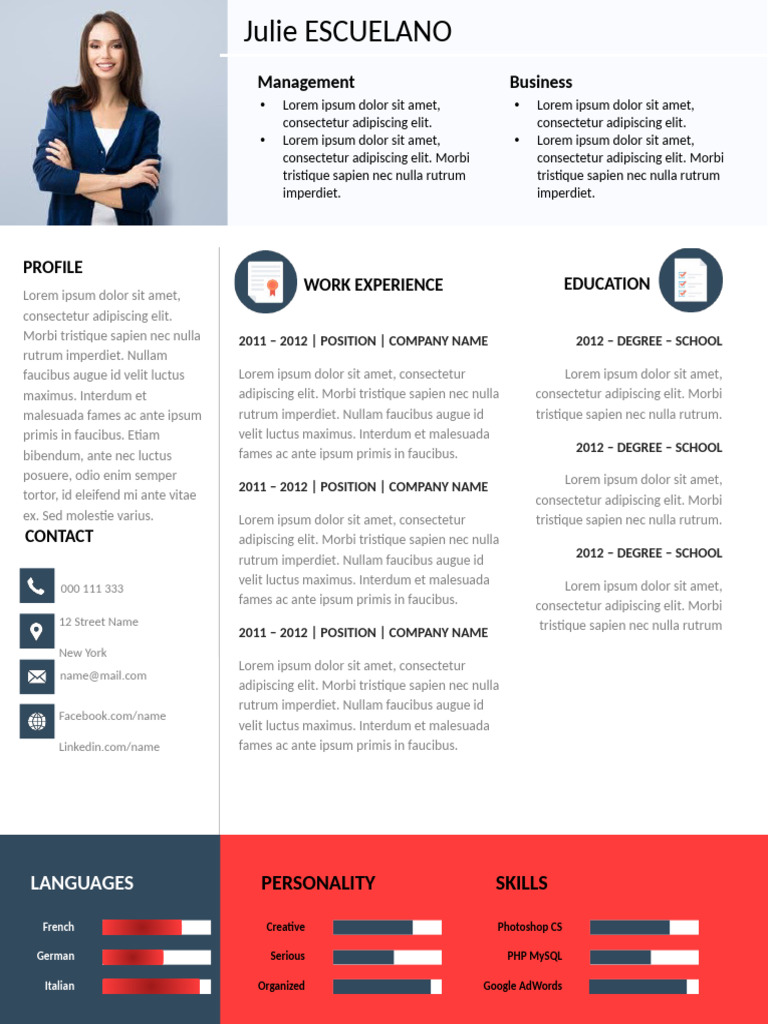 Free-professional-resume-template-download-now | PDF