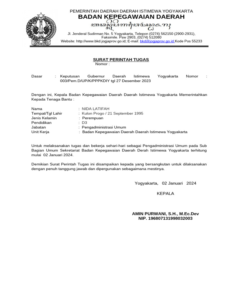 SPMT Naban 2023 Nida Latifah | PDF