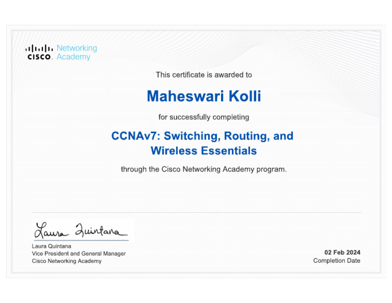 CCNA Switching, Routing Essentials | PDF
