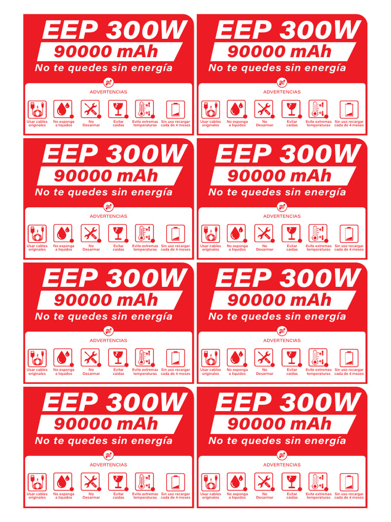 ETIQUETAS EEP 300W (1) | PDF