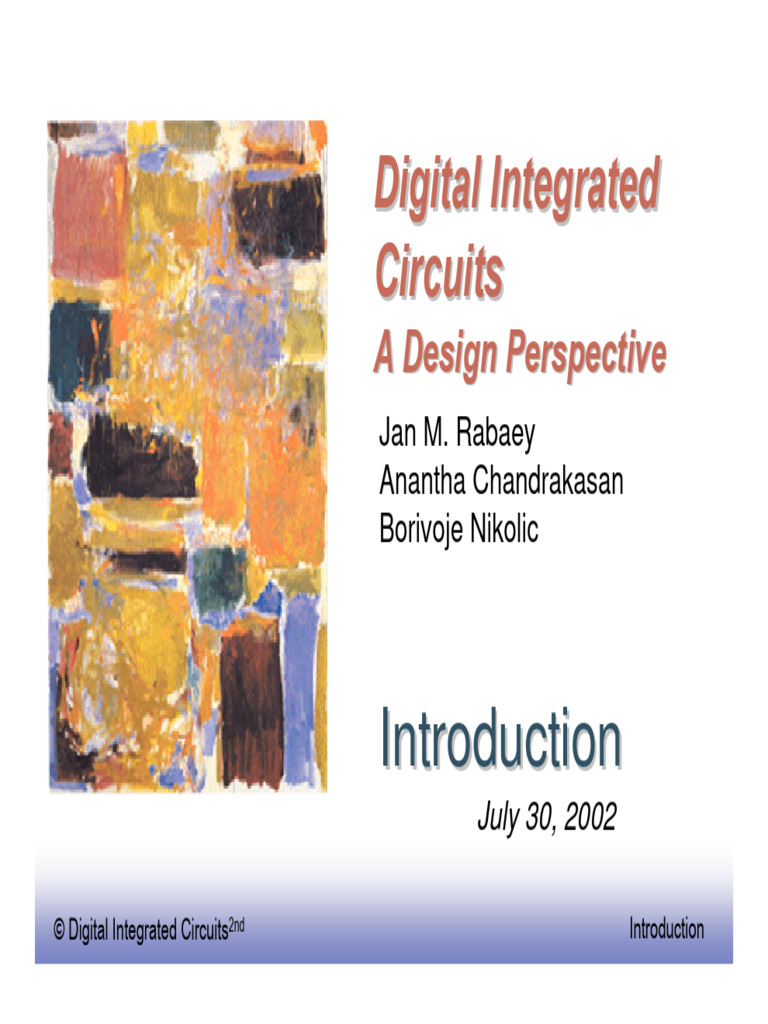 Digital integrated circuits | PDF | Electrical Engineering | X86 ...