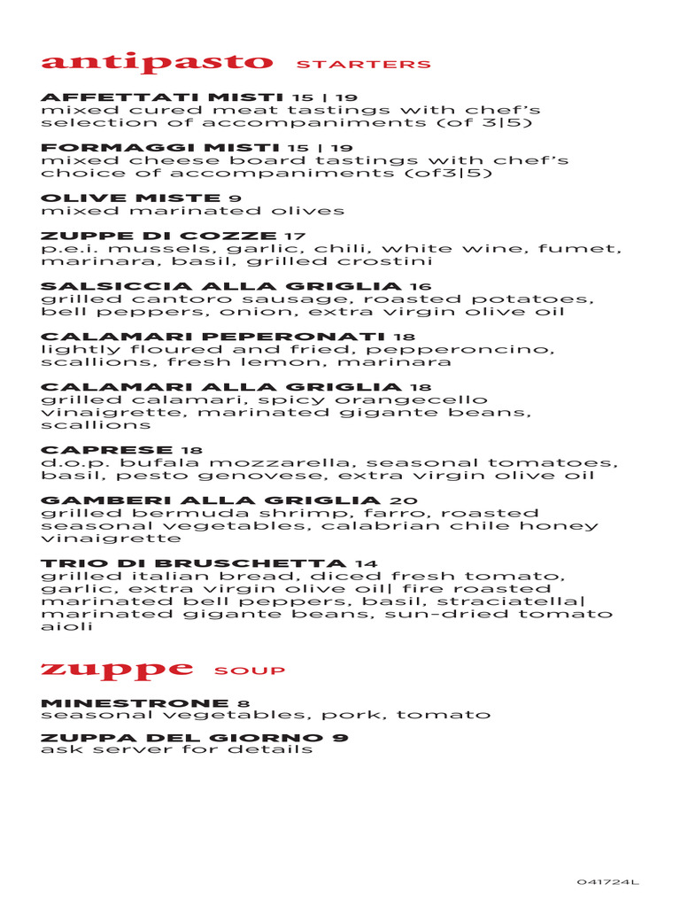 Cantoro Lunch Menu - New Style - 0424 | PDF | Pesto | Pizza
