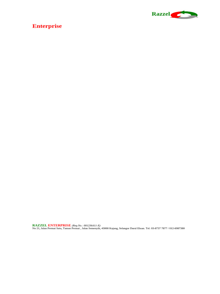 Letter Head Razzel | PDF