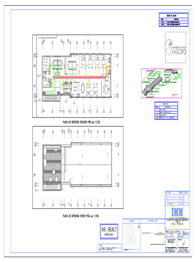 02 de 02 Planta DETECCION Segundo y Tercer Piso of - STI-Layout1 | PDF