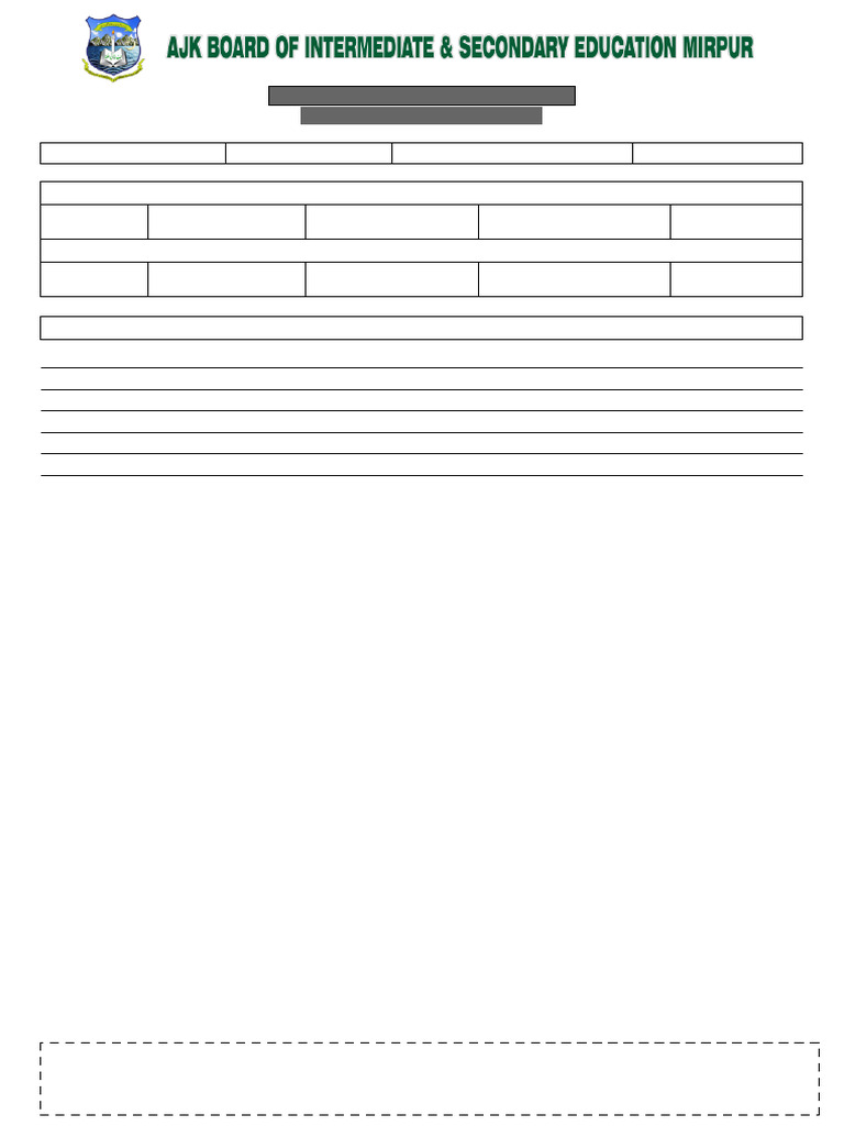 AJK BISE Degree Verification Process | PDF | Authentication | Access ...