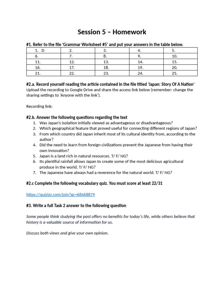 Session 5 - Homework | PDF | Art