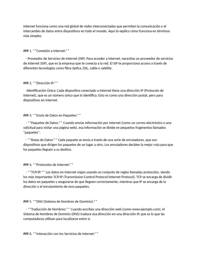 Como Funciona Internet | PDF | Internet | Protocolos de internet