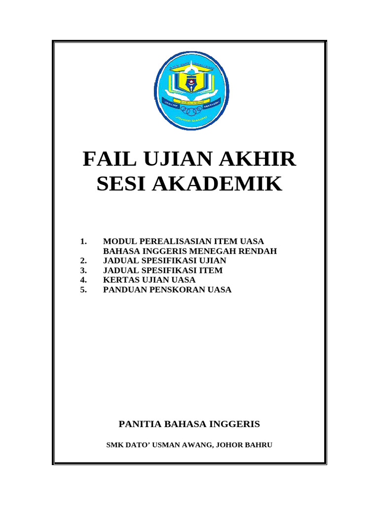 Fail Uasa | PDF