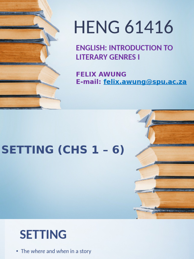 Understanding Literary Settings in Tswana Stories | PDF | Southern Africa