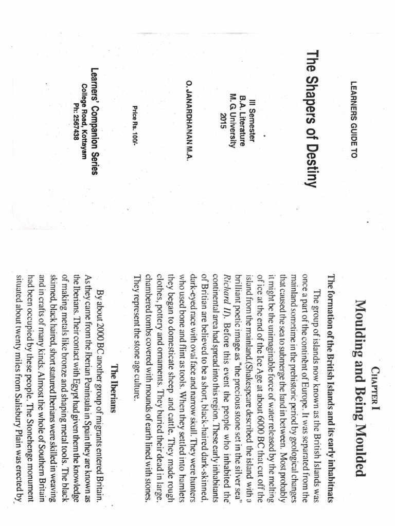 Shapers of Destiny Guide-1 | PDF