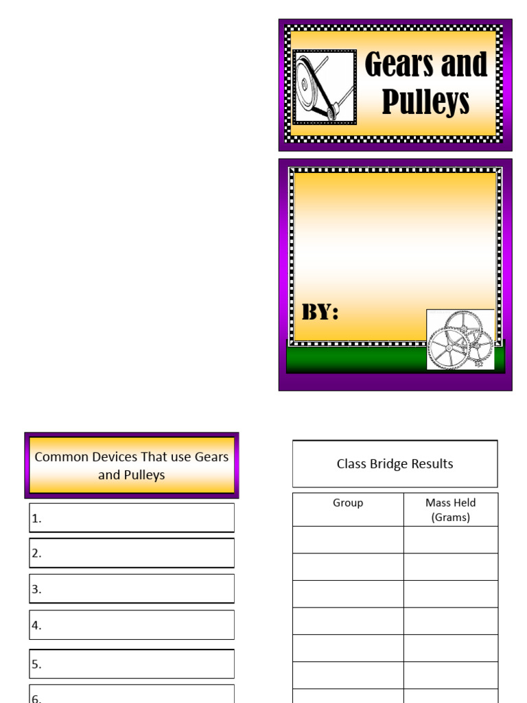 Gears and Pulleys | PDF | Mechanics | Machines
