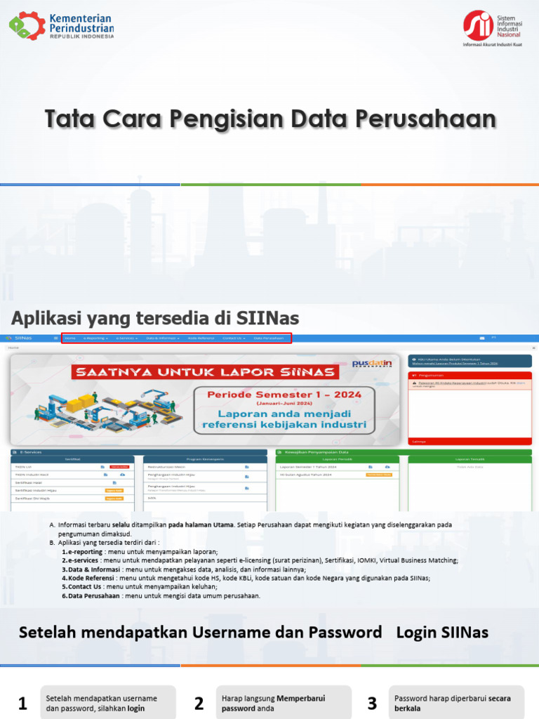 Tata Cara Pengisian Akun SIINas Dan Prosedur Perubahan Email 2024 | PDF | Pengelolaan Keuangan ...