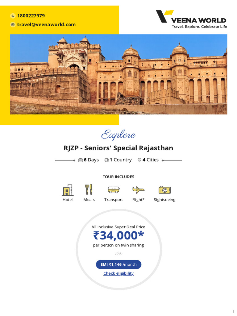 Seniors' Special Rajasthan | PDF | Meal