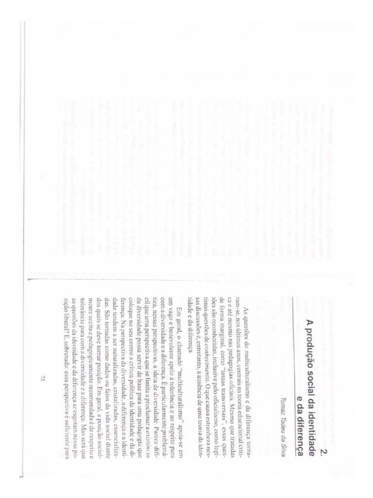 A Produção Social Da Identidade | PDF