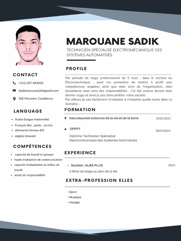 Marouane CV | PDF