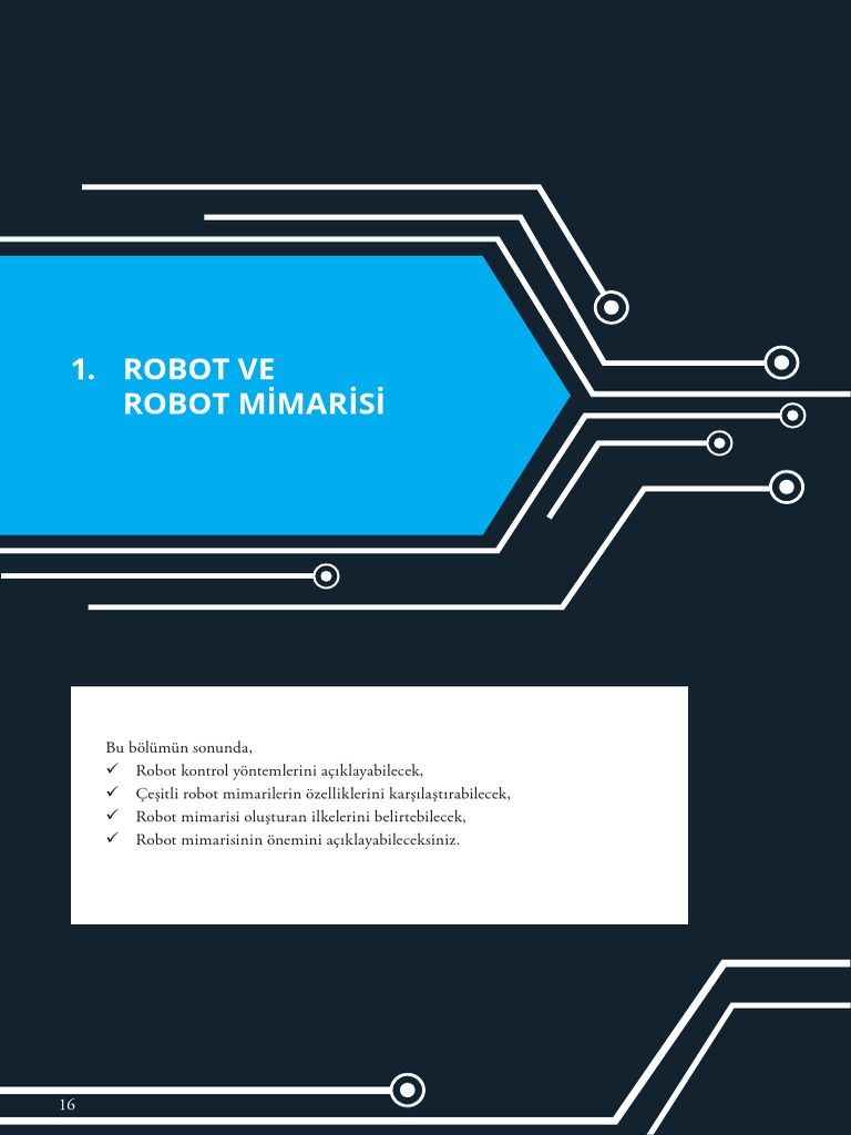 1-Robot ve Robot Mimarisi | PDF
