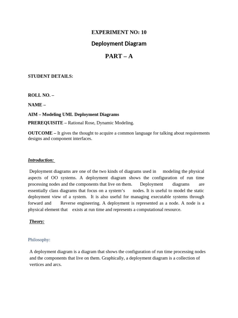EXPERIMENT_NO10-_Deployment_Diagram_gv70Lby82y | PDF | Client–Server Model | Client (Computing)