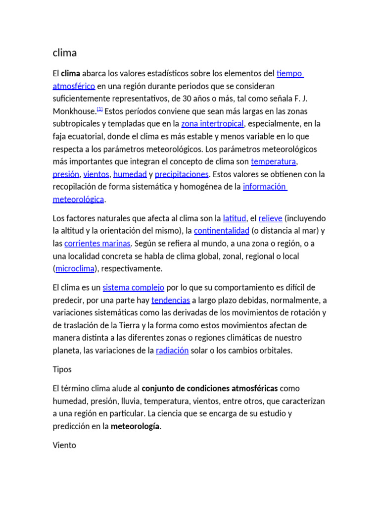 clima | PDF | Clima | Herida