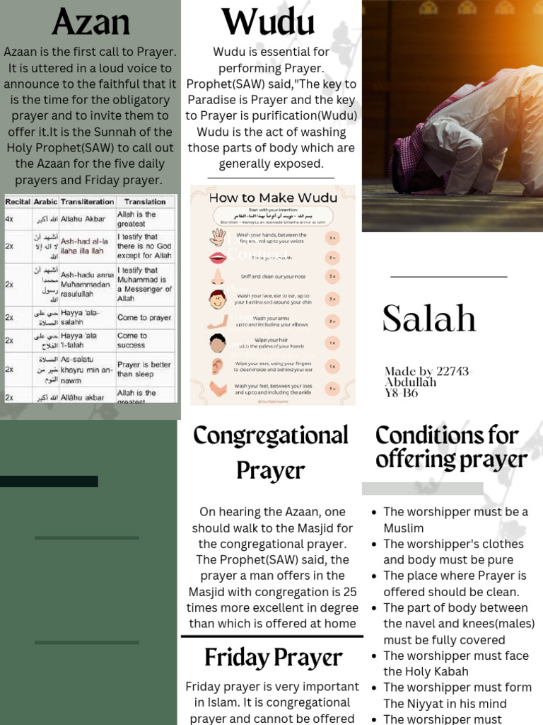 Importance of Wudu and Azaan in Prayer | PDF | Sharia | Semitic Words And Phrases