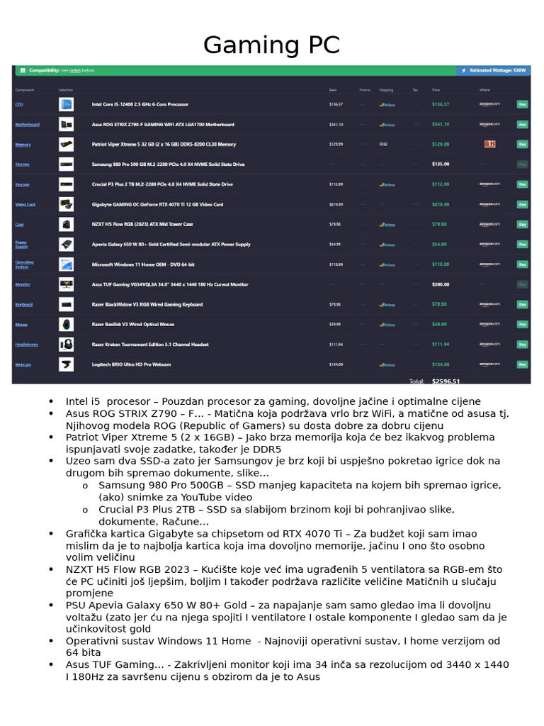 Gaming PC | PDF
