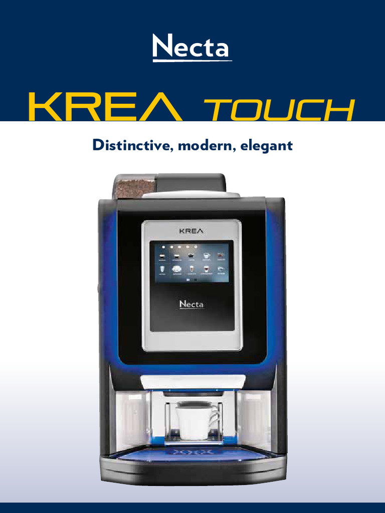 KREA Touch Coffee Machine Overview | PDF