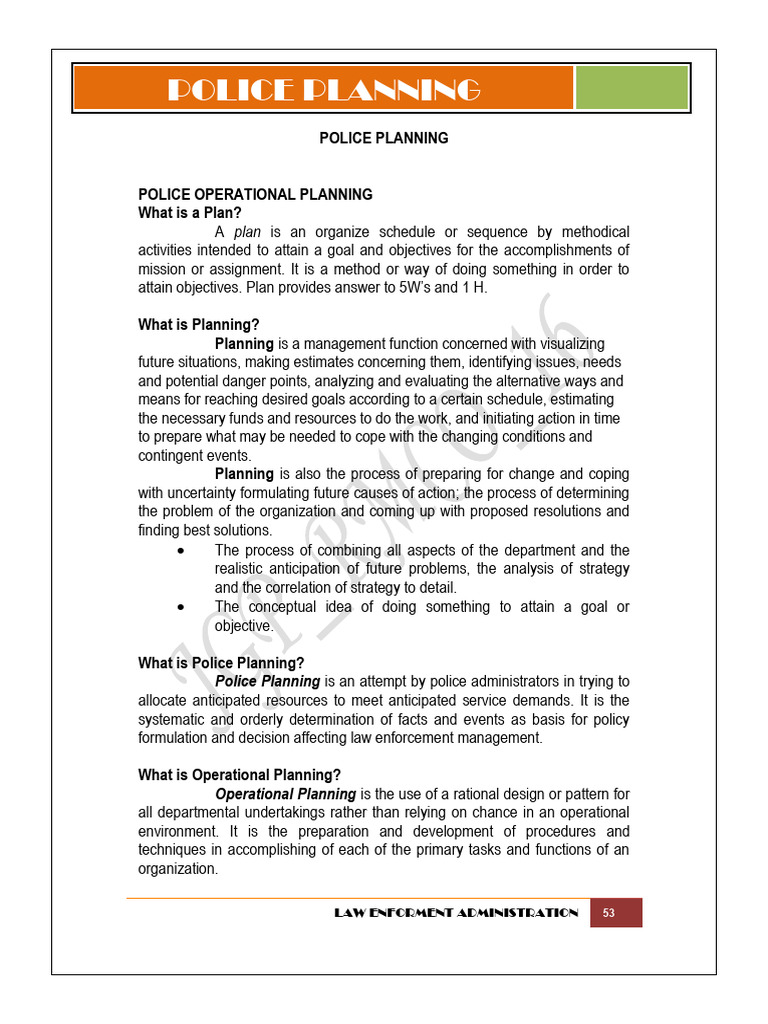 3 Pocket Size-Pol. Planning | PDF | Strategic Planning | Natural Disasters