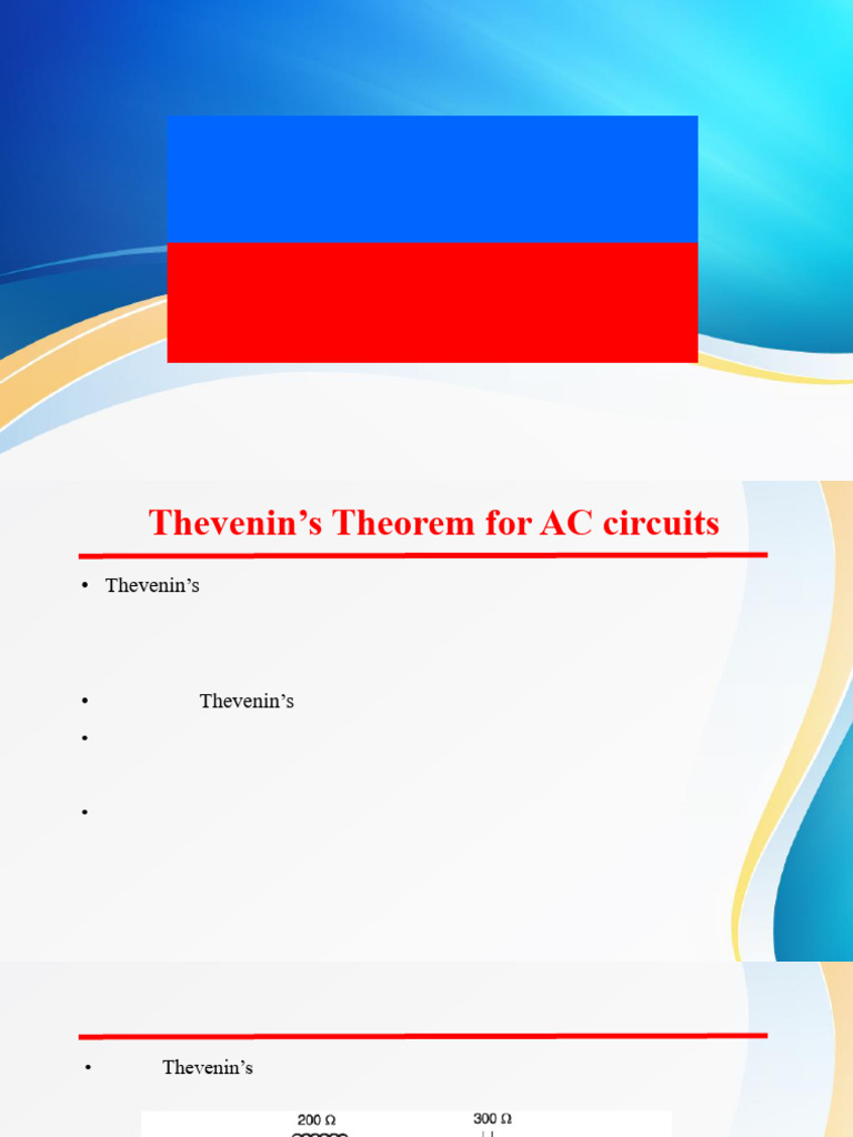 Lecture 2-AC Circuits - Theorems B | PDF | Electrical Impedance ...