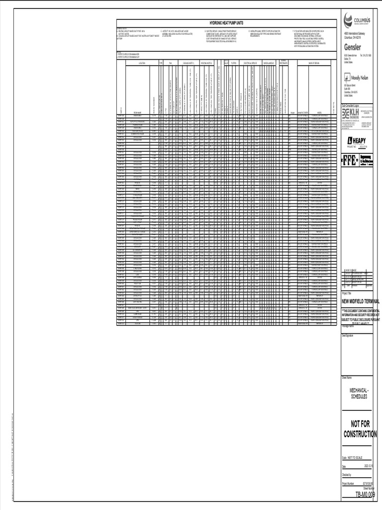 HVAC Mechanical Schedules | PDF | Electrical Engineering | Mechanical ...