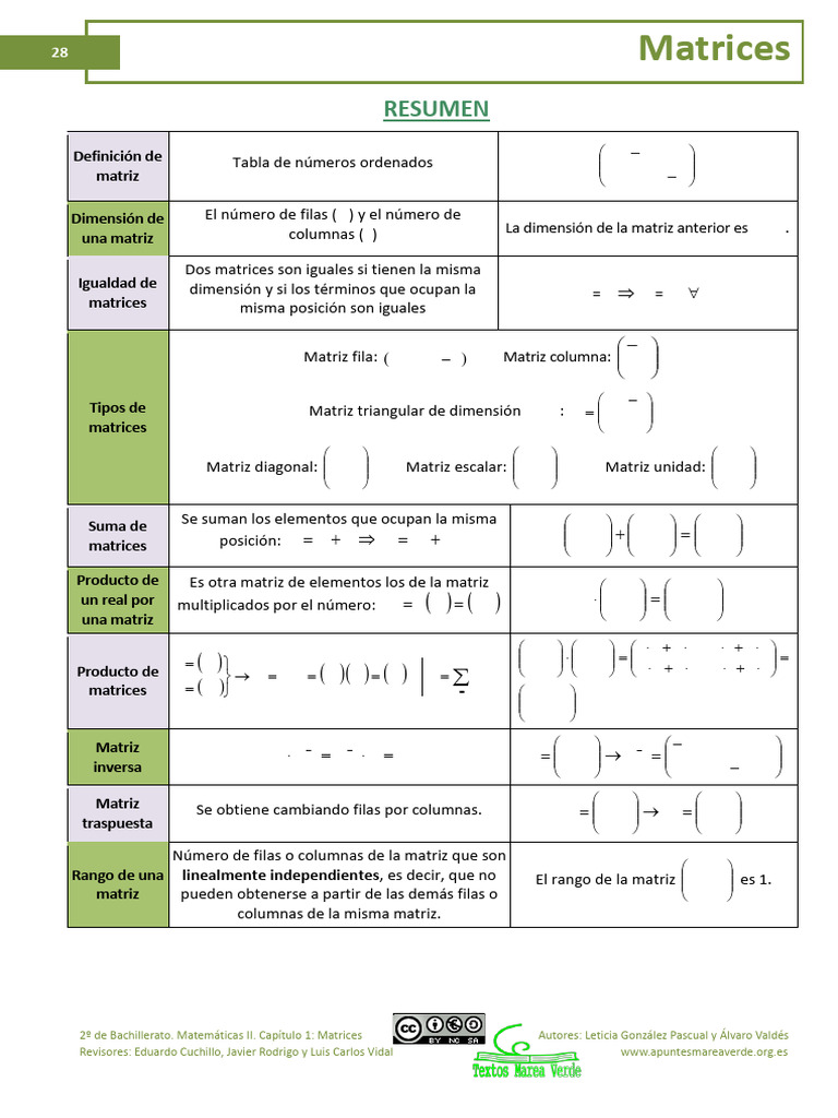 Introducción a las Matrices en Matemáticas | PDF | Matriz (Matemáticas ...