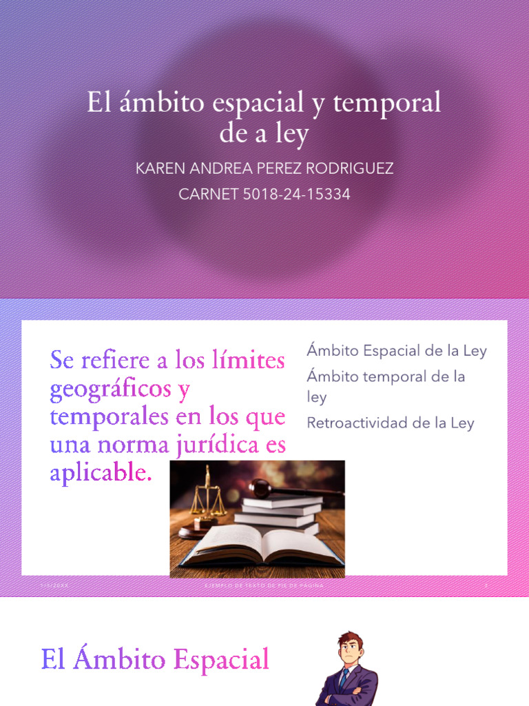 El Ámbito Espacial y Temporal de A Ley | PDF | Derecho