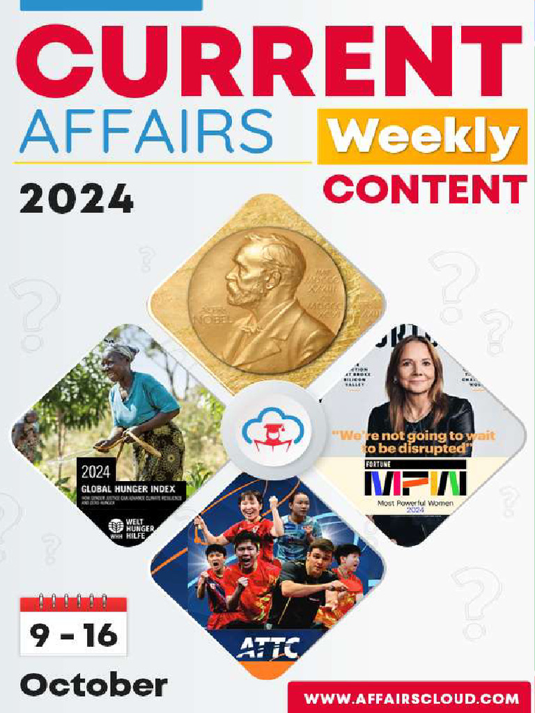 Oct 2nd Week Details (Eng) by AC | PDF | Nobel Prize | Banks