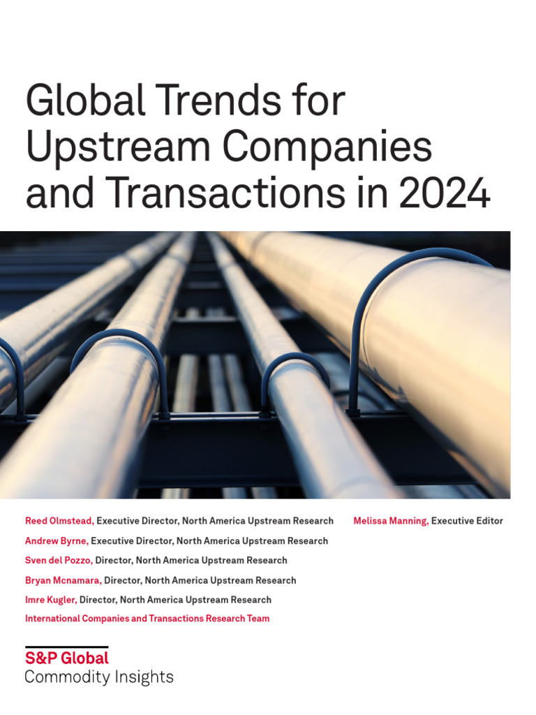 Global Trends For Upstream Companies and Transactions in 2024. | PDF ...