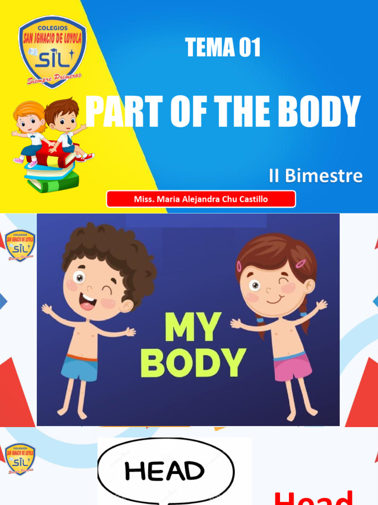 Tema01 Part of The Body | PDF