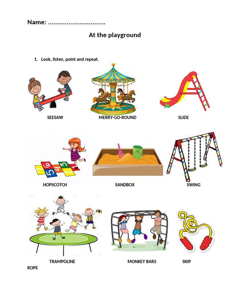 At the playground | PDF