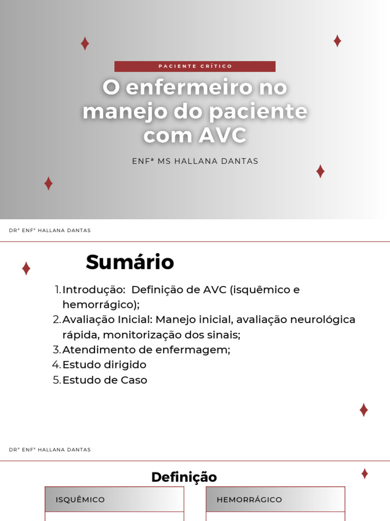 Protocolo de Atendimento ao AVC | PDF | AVC | Medicina Clínica