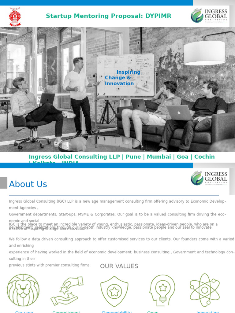 Proposal For DYPIMR 10oct 22 PK Ver 1.1 | PDF | Startup Company | Small ...