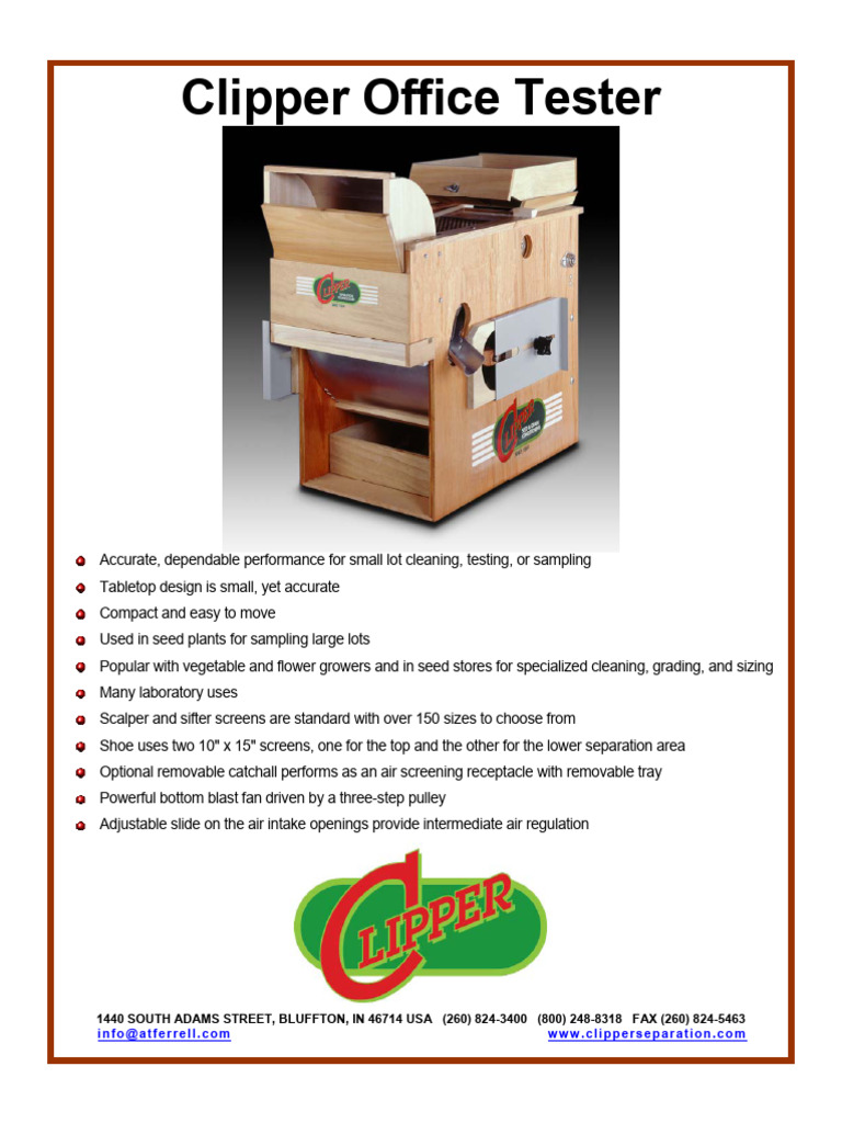 1-A Clipper Office Tester | PDF