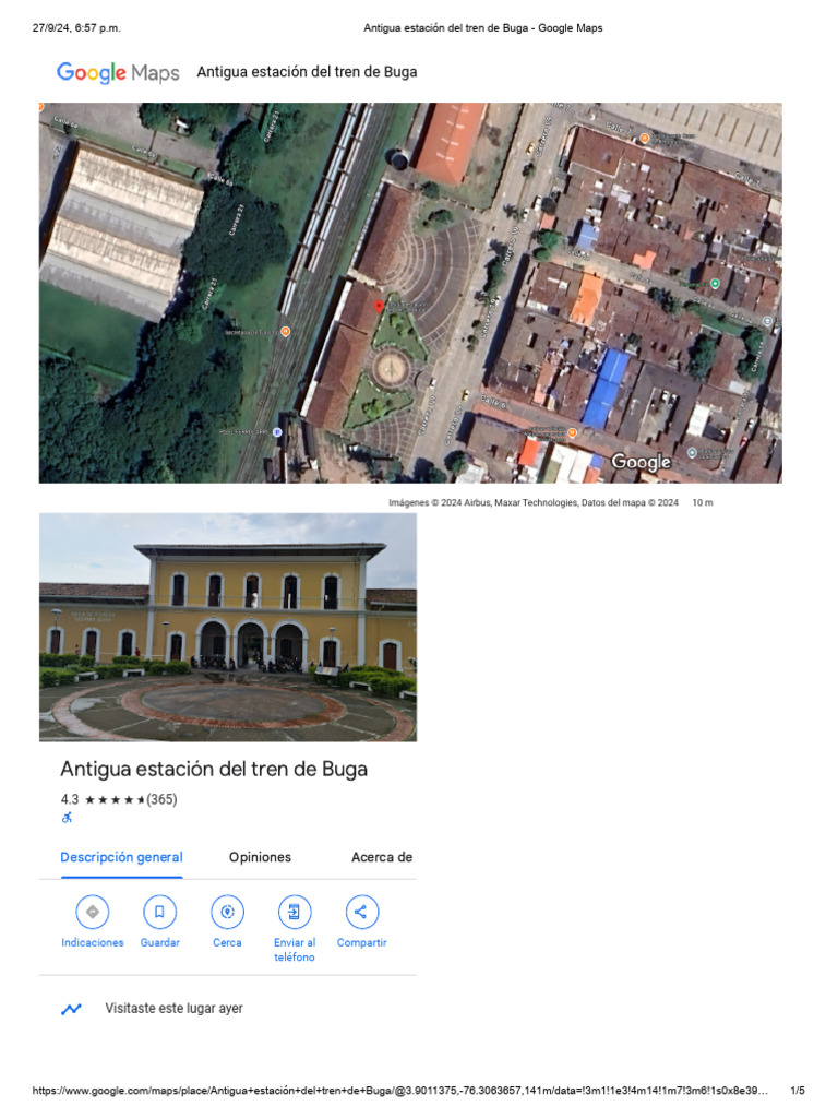 Antigua Estación Del Tren de Buga - Google Maps | PDF